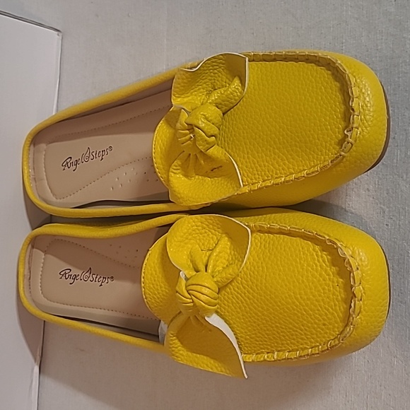 Angel Steps | Shoes | Angel Steps Juliet Yellow Mules Wide | Poshmark